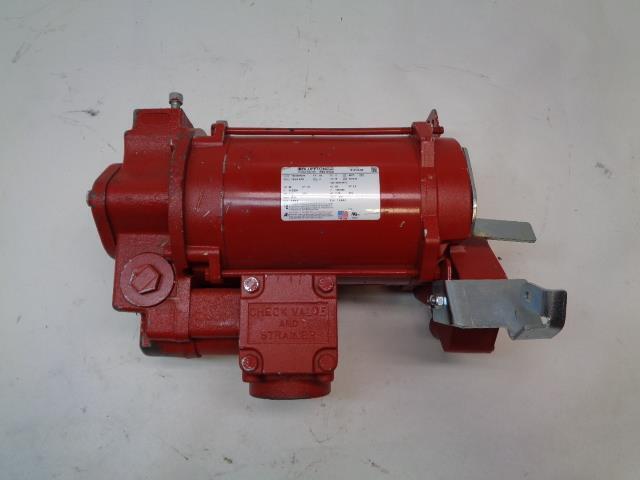 BLUFFTON MOTOR WORKS FUEL TRANSFER PUMP 1121007474 115V 60HZ 1 PHASE I ...