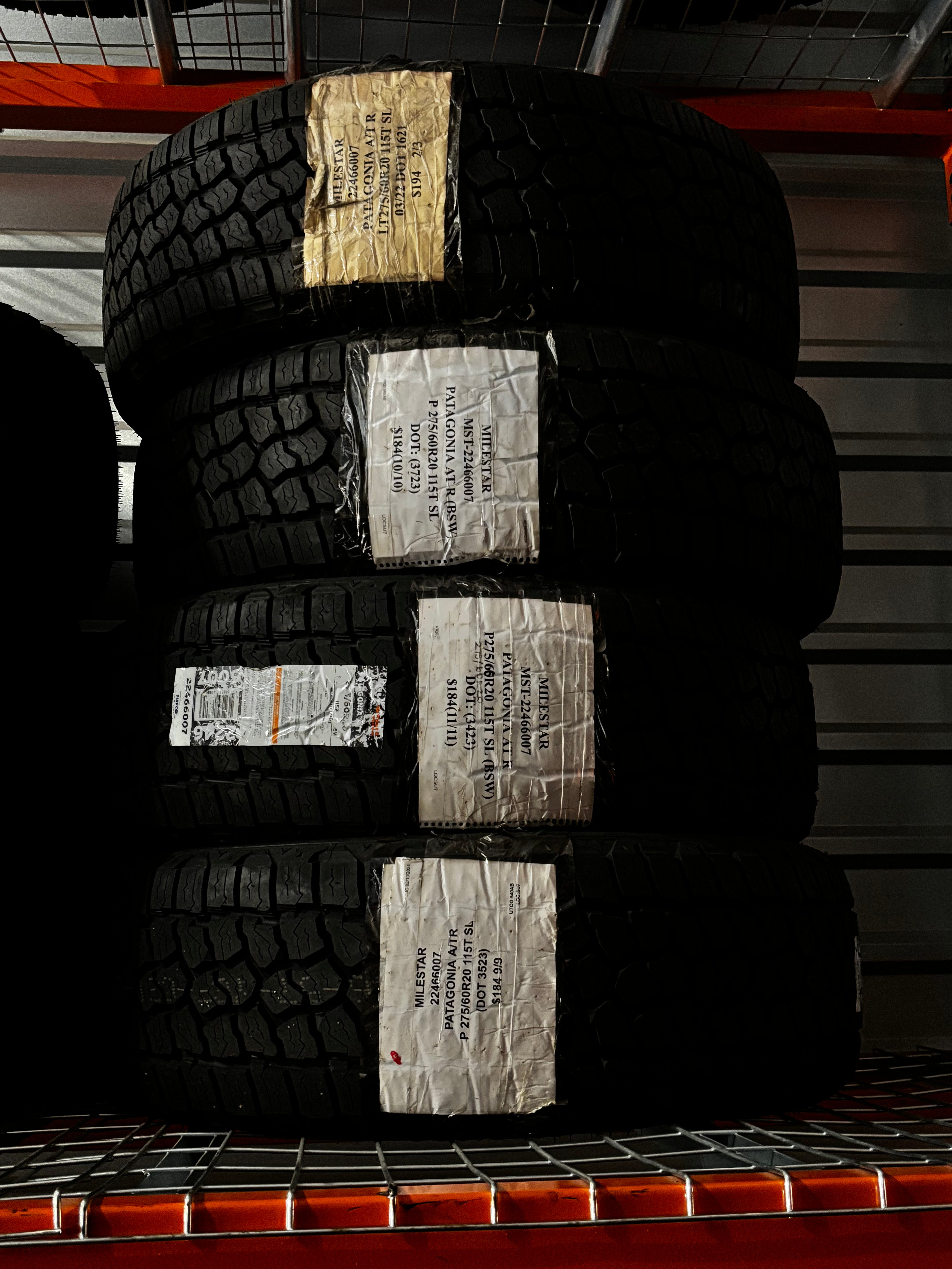 (TODO) 4 MILESTAR PATAGONIA ATR P 275 60 20 115T SL ALL TERRAIN TIRES ...